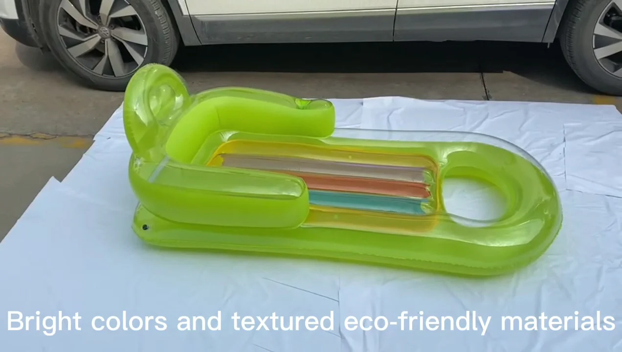Beach Inflatable Sunbathing Tab Pool Lounger Backyard Water Fill Suntan ...