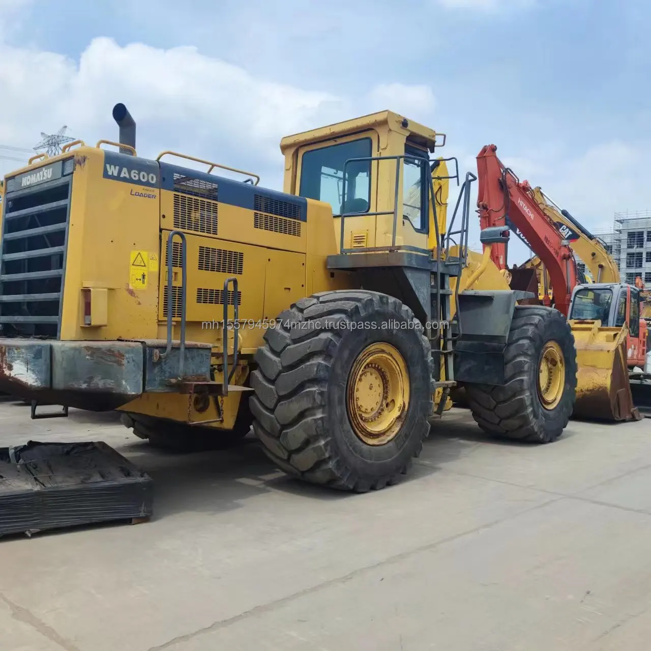 Front End Loader WA600-3 Komatsu 4*4 Payloader Japan Made, Used Cheap ...