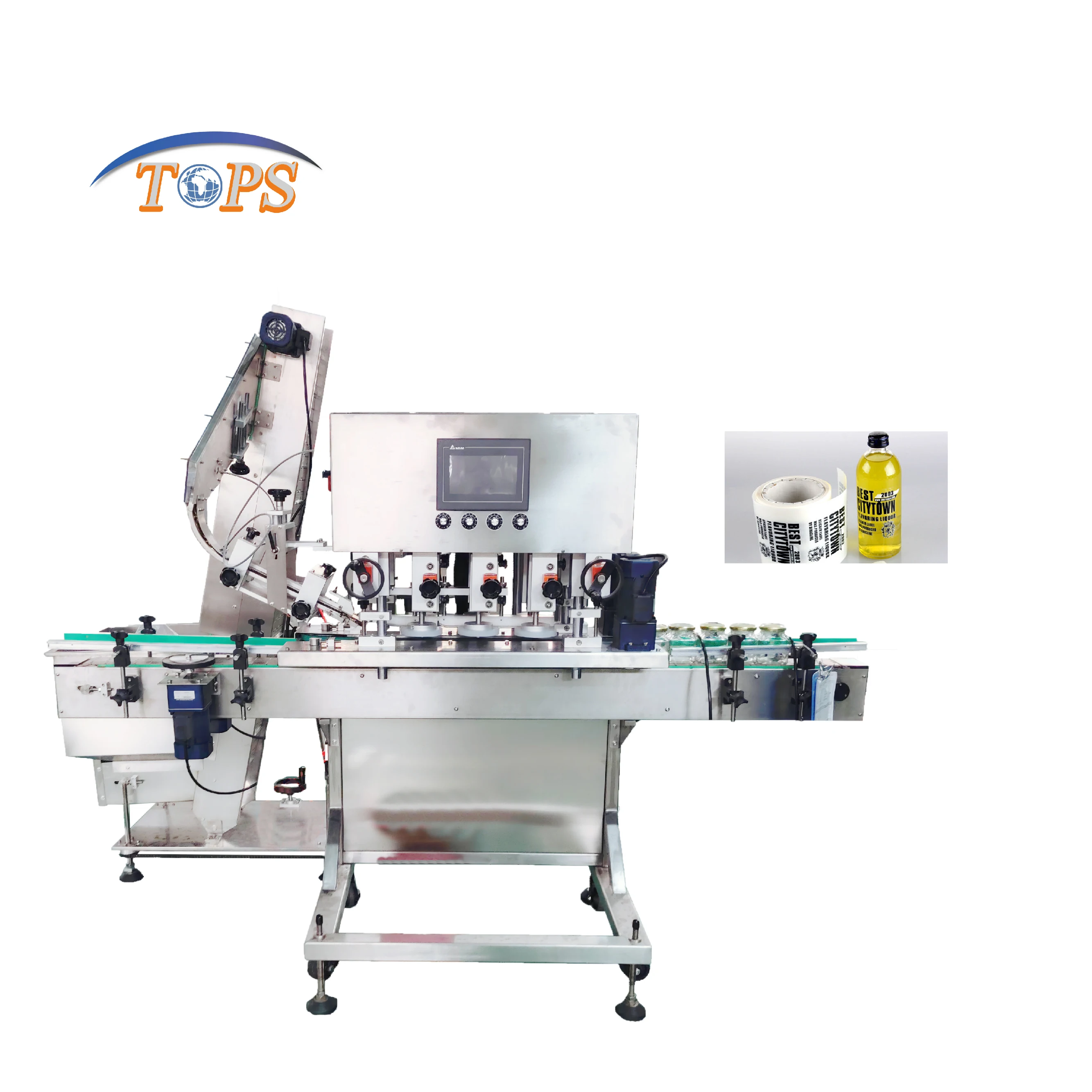 Automatic 500ml Shampoo Pump Bottle Screw Capping Machine Bottle Screw Capping Machine - Buy ...