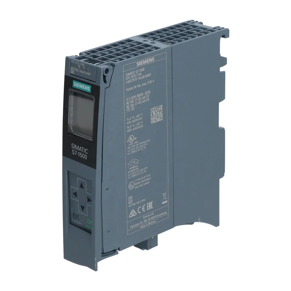 Siemens Simatic S7-1500 Cpu 1513-1 Pn Unité Centrale De Traitement 6es7 ...