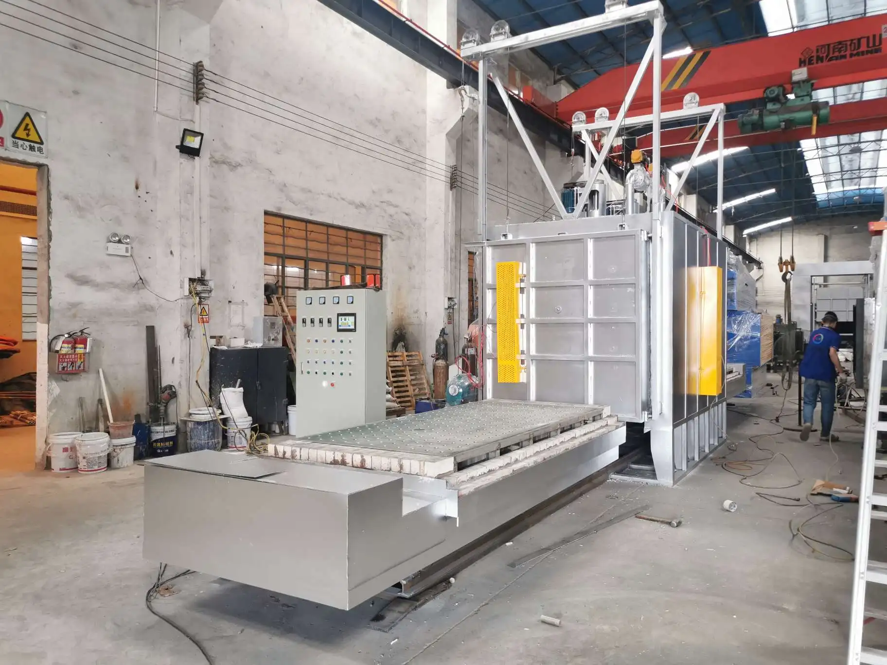 Car Bottom Tempering Furnace Bogie Hearth Furnace for Heat Treatment ...