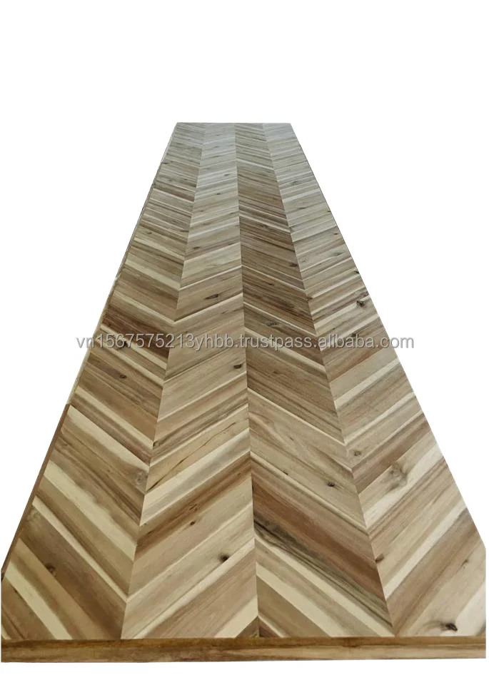 Acacia Solid Wood Panel Finger Joint Board For Kitchen Cabinet Table ...