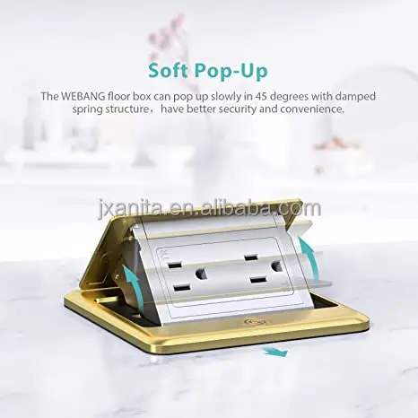 Waterproof Floor Socket - Durable Pop up Electrical Outlet