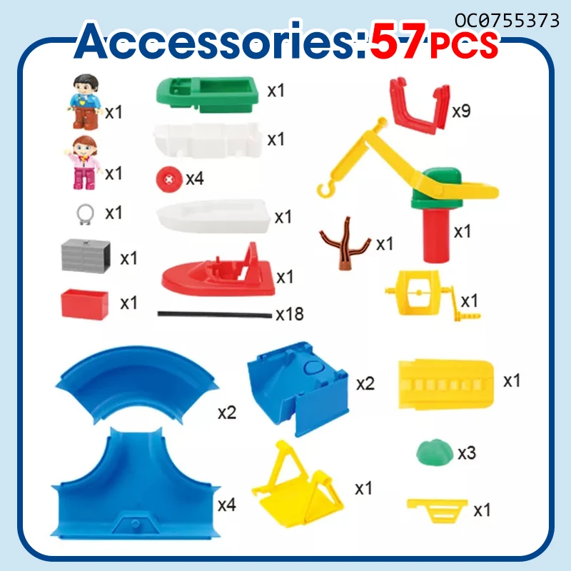 Supply 57PCS Water park educational summer play water track table games ...