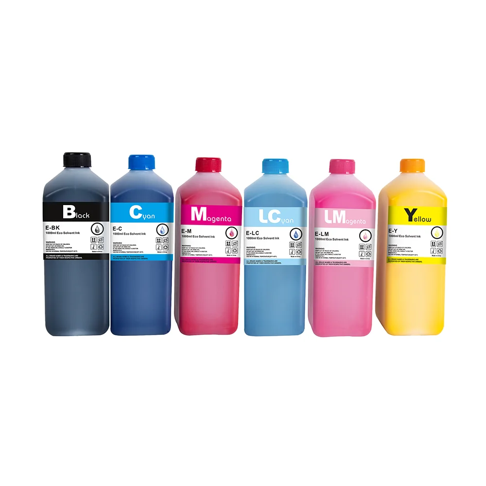 1000ml 1l Compatible Universal Eco Solvent Eco-solvent Bottle Ink For ...