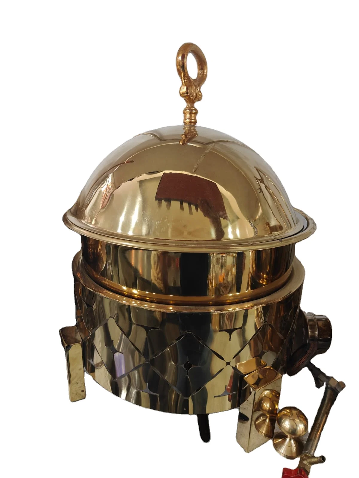 Luxury Hotel Chafing Dish 9.0l Golden Buffet Server Food Display Stand Chafing Dishes - Buy ...