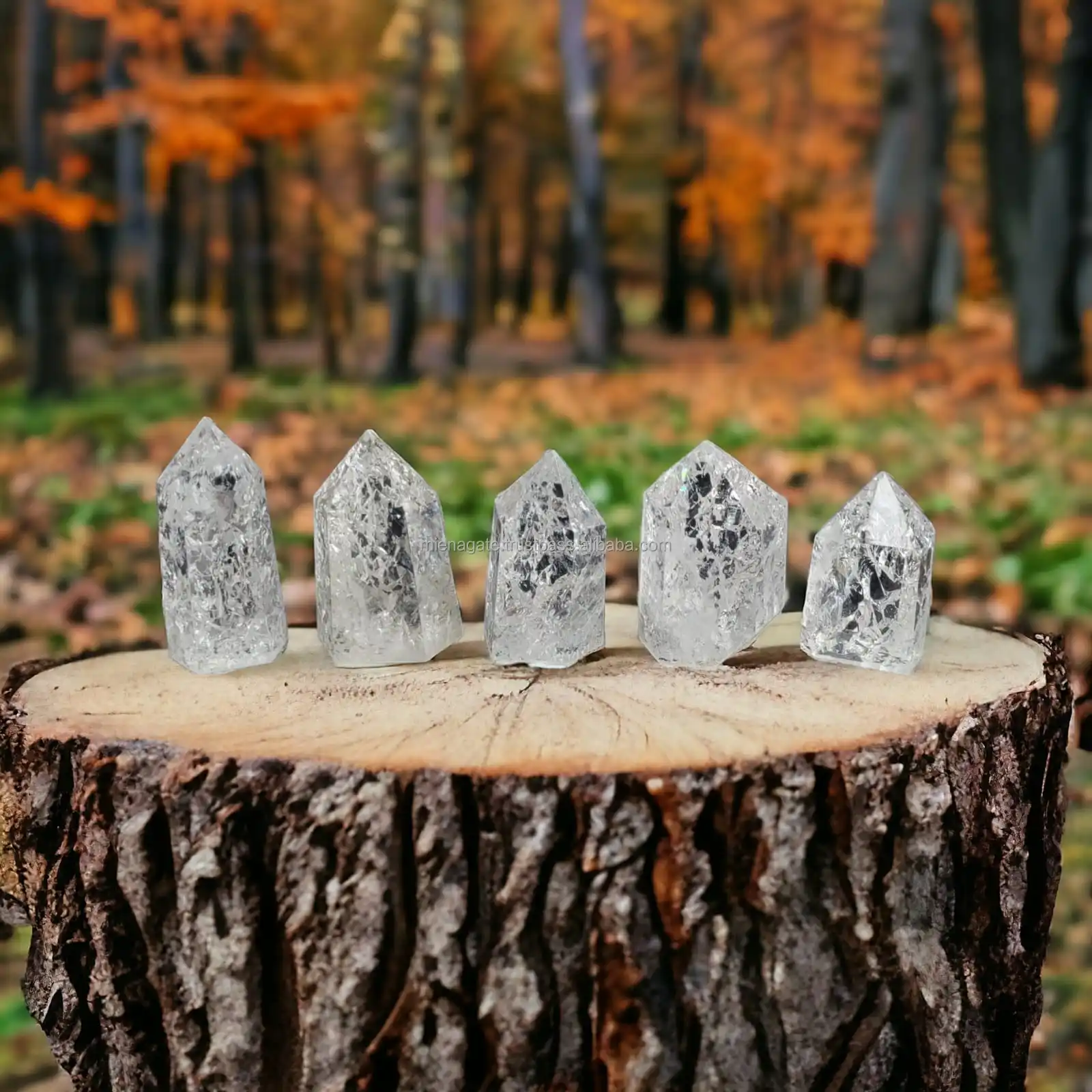 High Quality Fire and Ice Quartz Crystal Point Tower Wholesaler ...