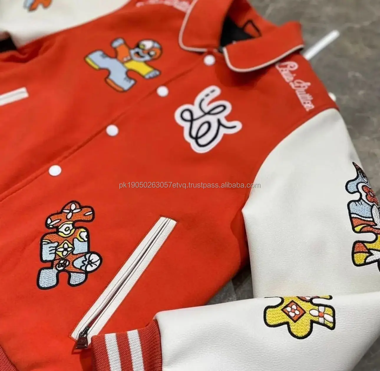 High Quality Wool Varsity Jacket High Street Winter Wear Trendy ...
