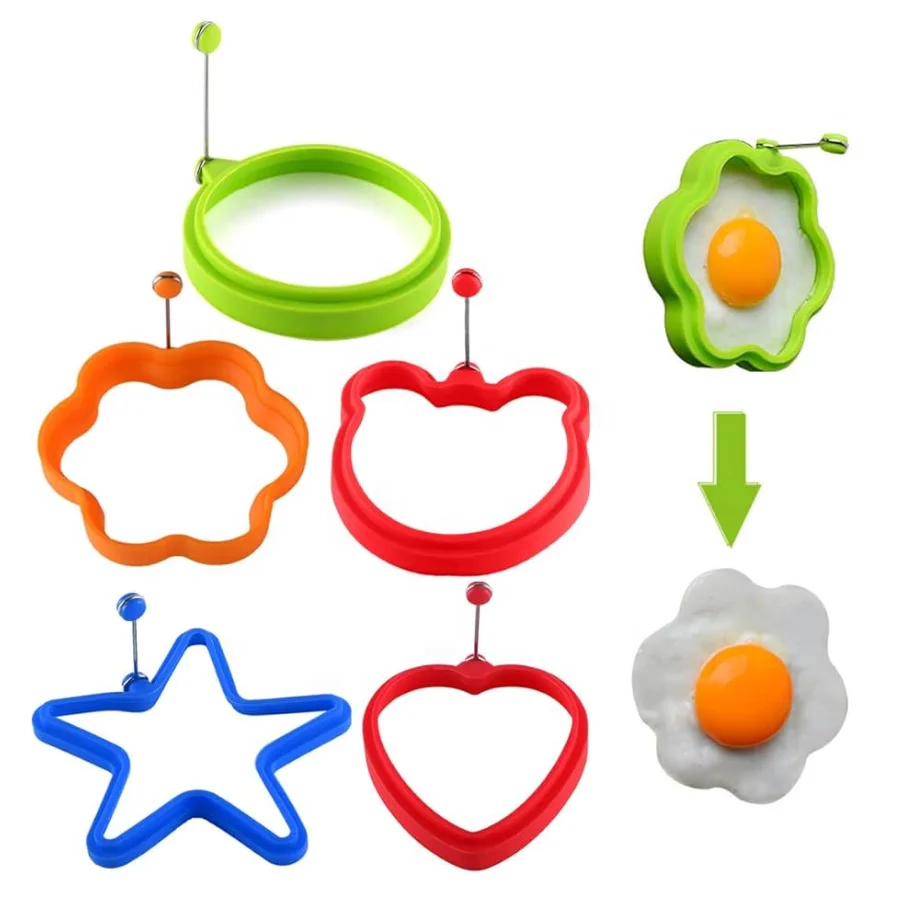 Lovely Shaped Silicone Egg Frying Mold With Oem/odm Service At Factory ...