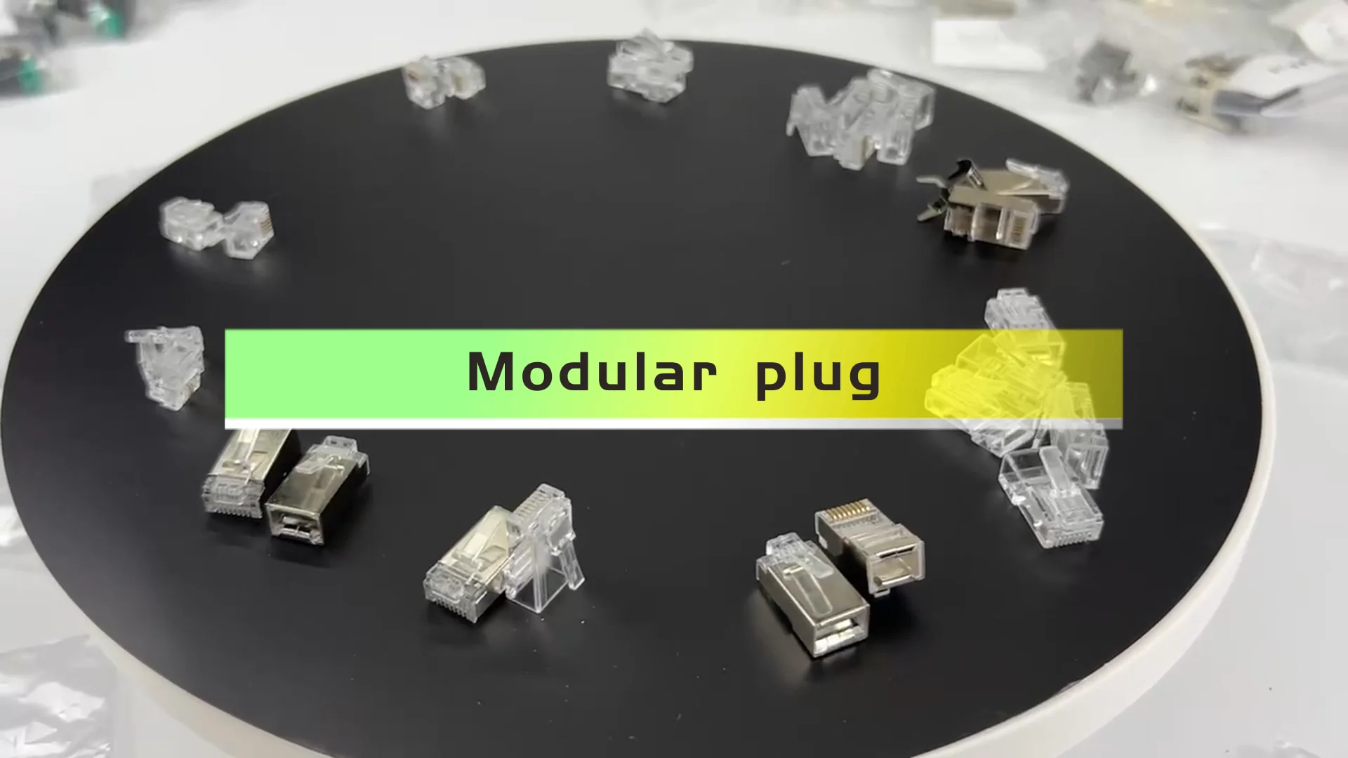 Netlink Ethernet Pass Through Rj45 Connector Cat5e Cat6 Cat6a Utp Rj 45 ...