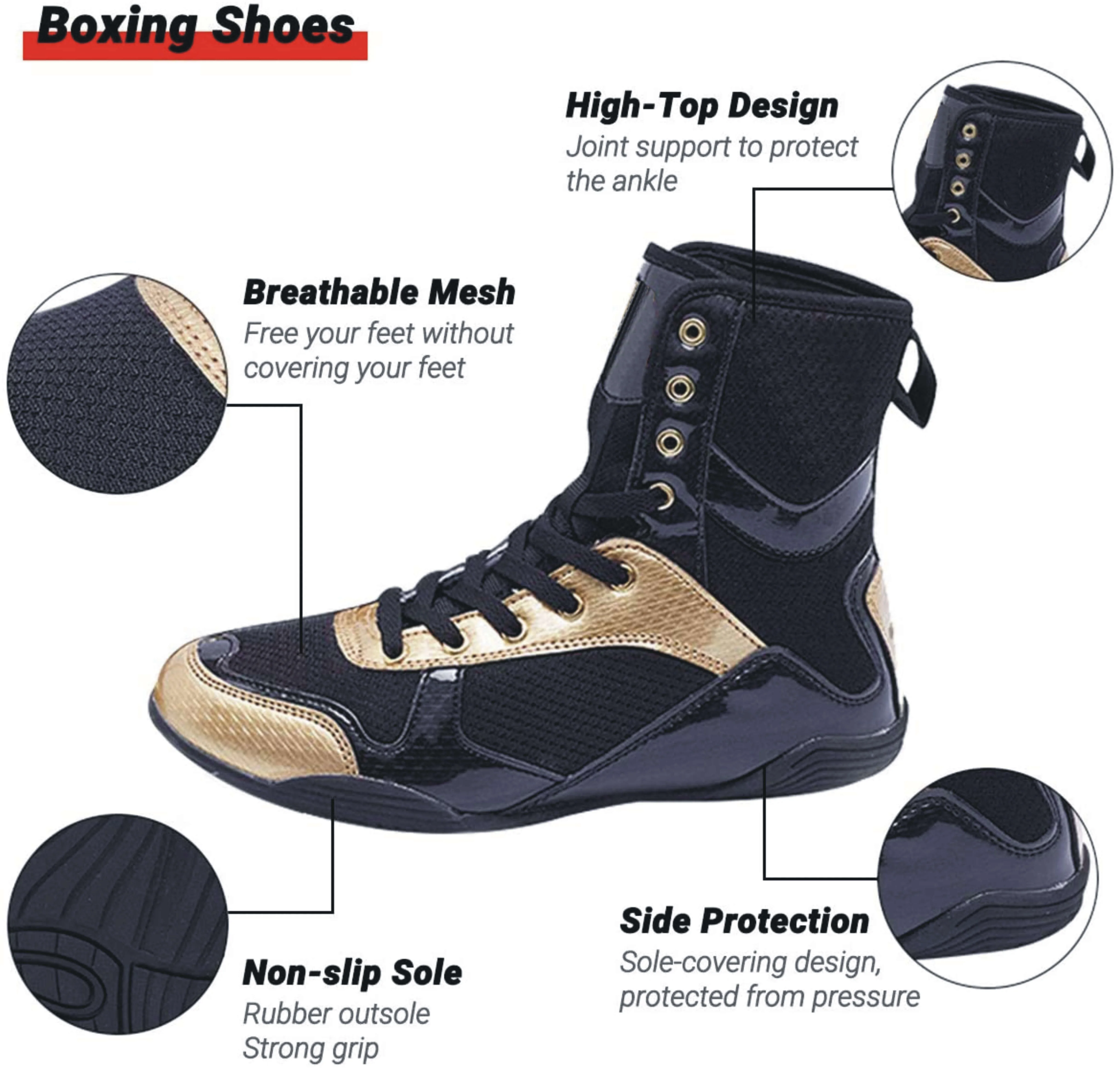 Best Boxing Wear Shoes for Wrestling or Kick Boxing in White Color With ...