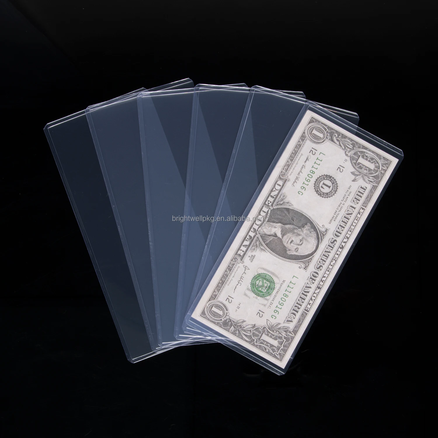 Currency Dollar Bill Holders Plastic Currency Pvc Protectors For ...