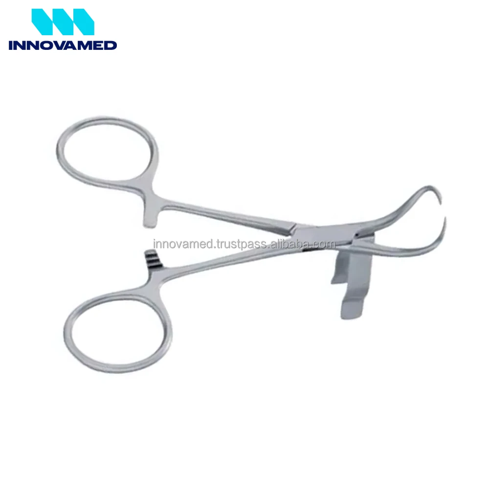 Customized Made Towel Clamps Straight Curved Surgical Forceps 13.5 With ...