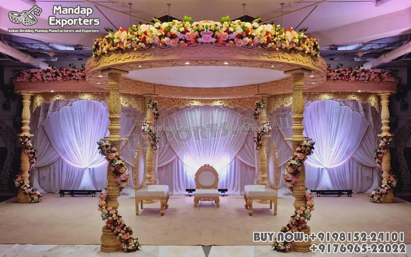 Traditional Design Hindu Wedding Mandap Setup by DSTEXPORTS