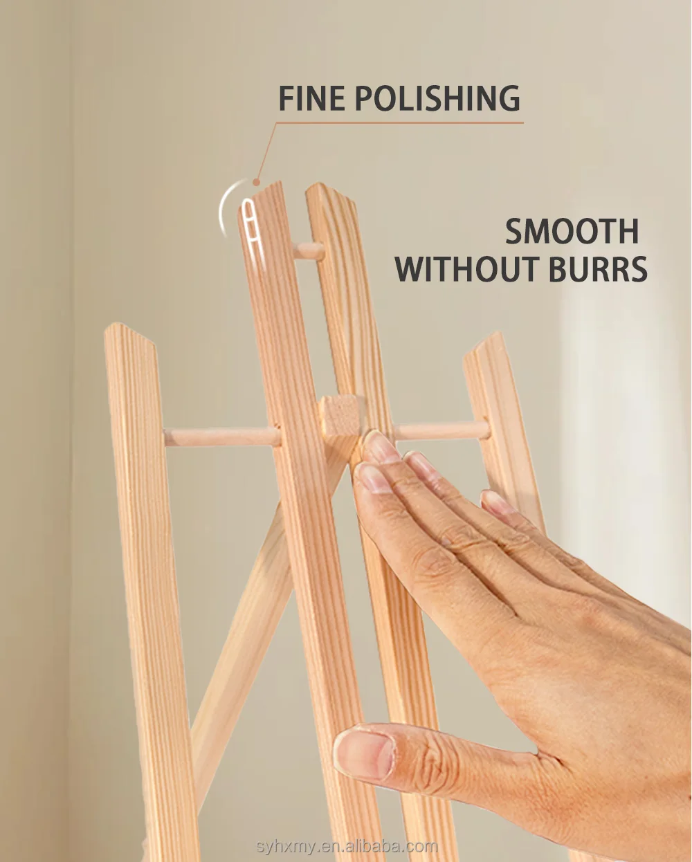 50CM Wooden Desktop Easels Kids Drawing Art Easel Stand for Painting ...