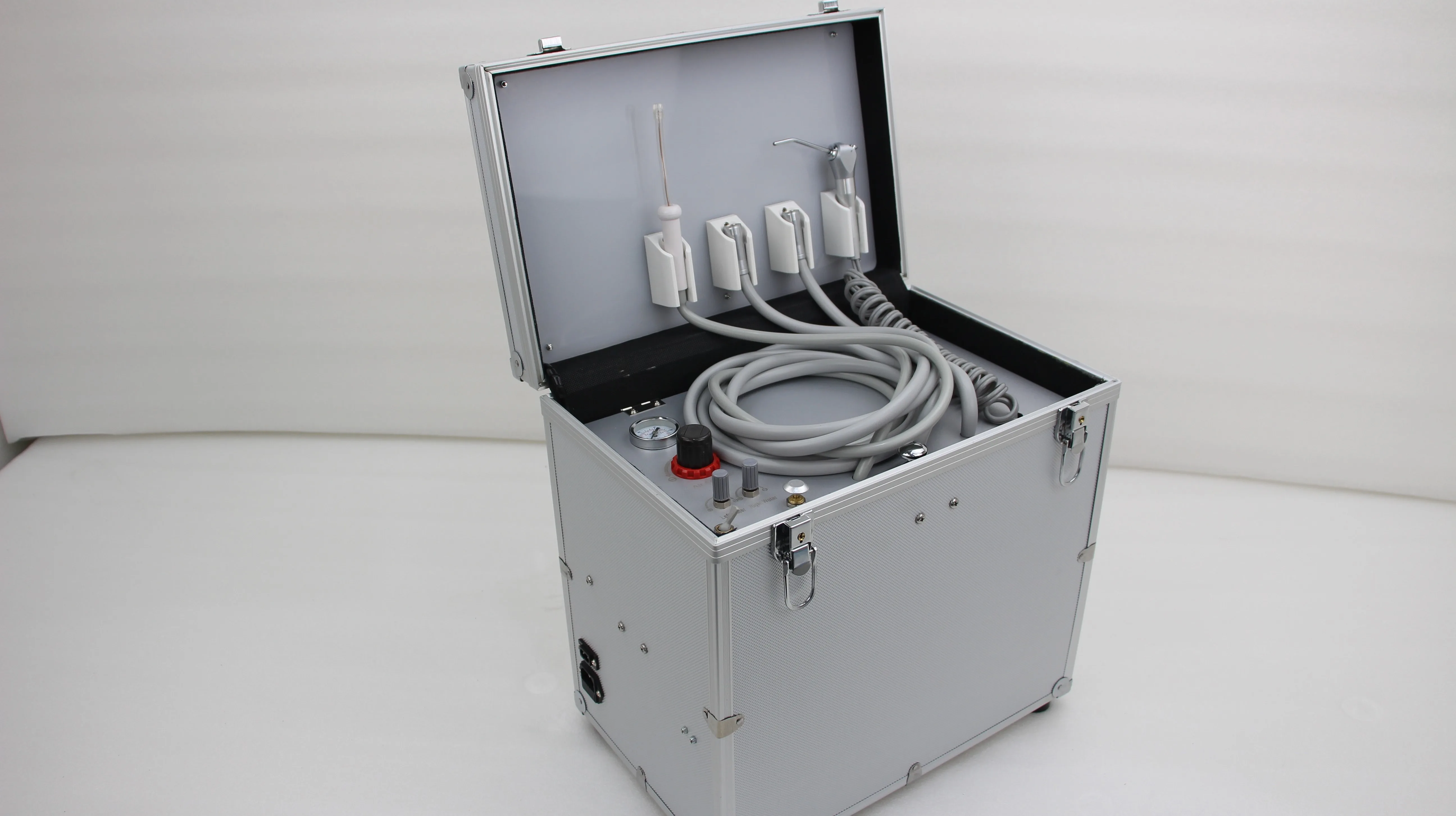 Electricity Mobile Portable Dental Unit Air Compressor Saliva Ejector ...