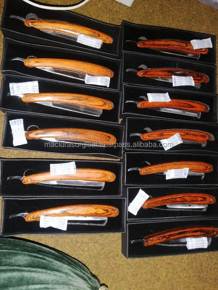 Turkish Straight Razor Black Plastic Handle - Buy Plastic Straight ...