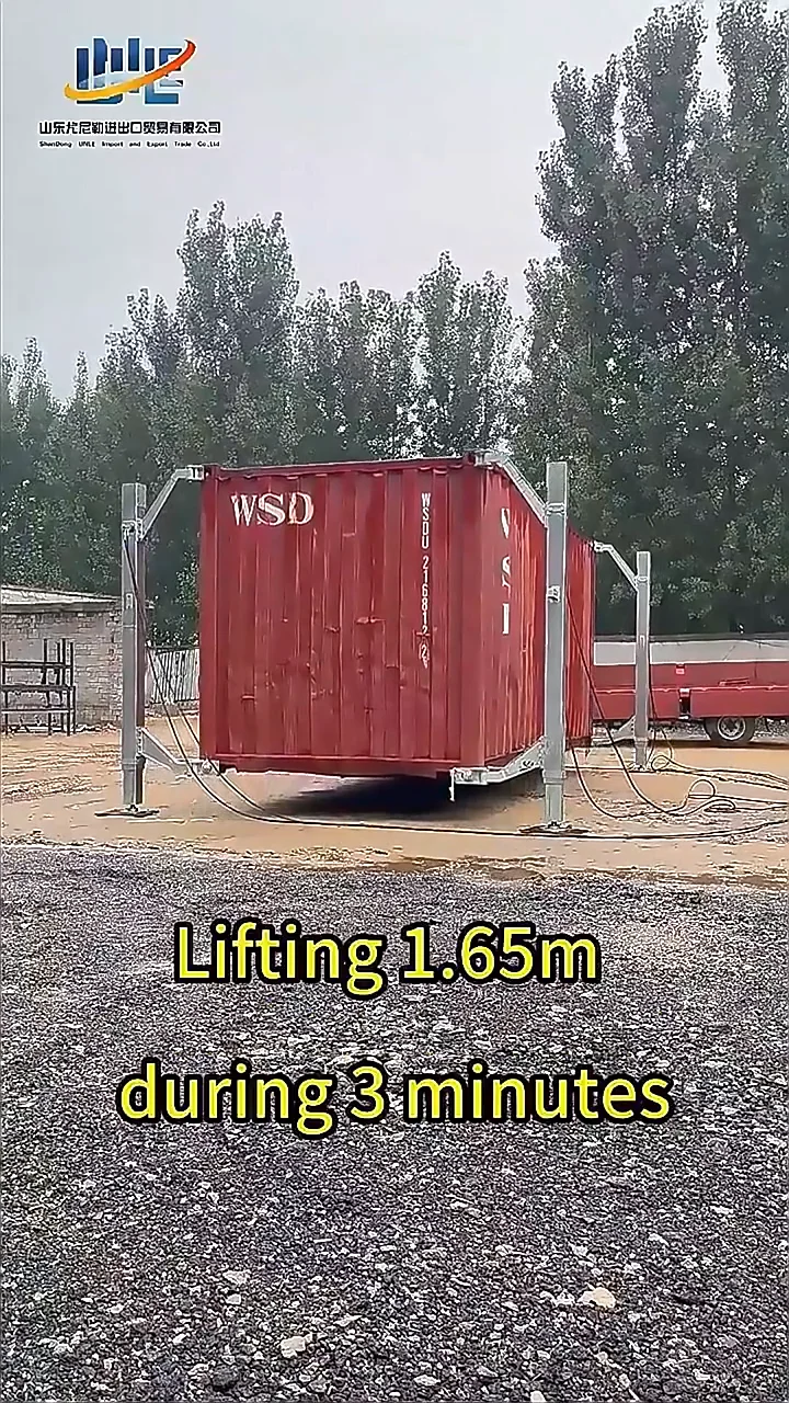 40 Ft Flat Pack Shipping Container Hydraulic Prefab Bolt Container ...