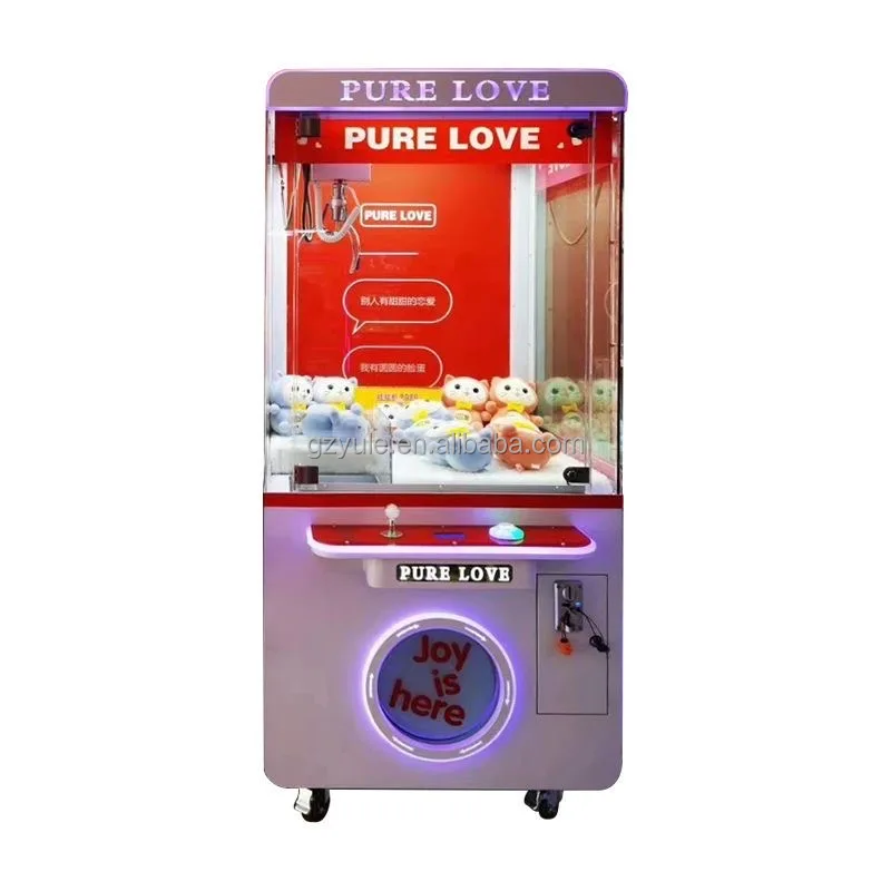 Crane Arcade Claw Machine Game With Bill Acceptor Teddy Bear Claw ...