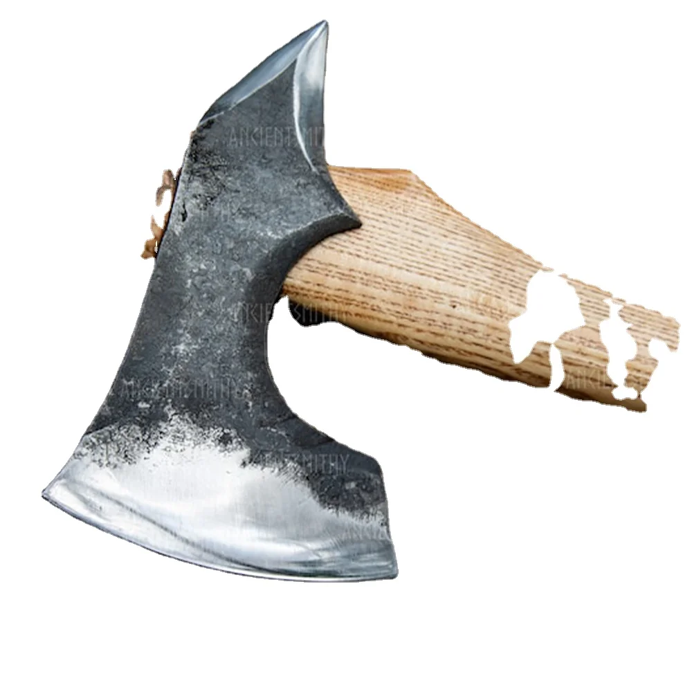 Personalized Firefighter Axe Hand Forged Firemans Axe Gift Two Handed ...