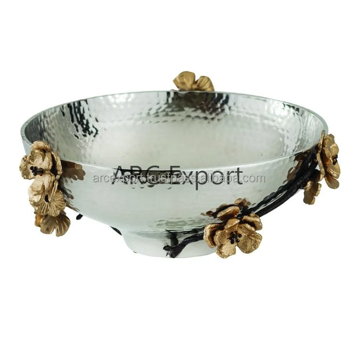 Handmade Stainless Steel Luxury Serving Bowls Designer Stainless Steel ...
