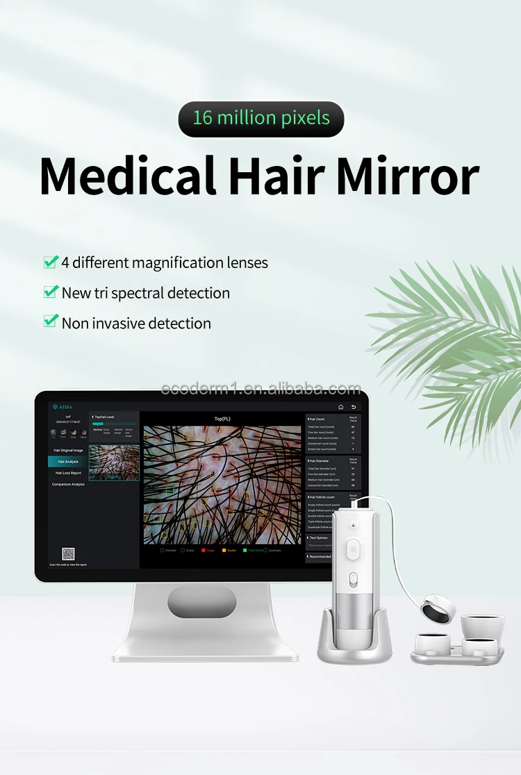 Hair Analysis Scalp Microscope Detector Skin Care Analyzer Scalp ...