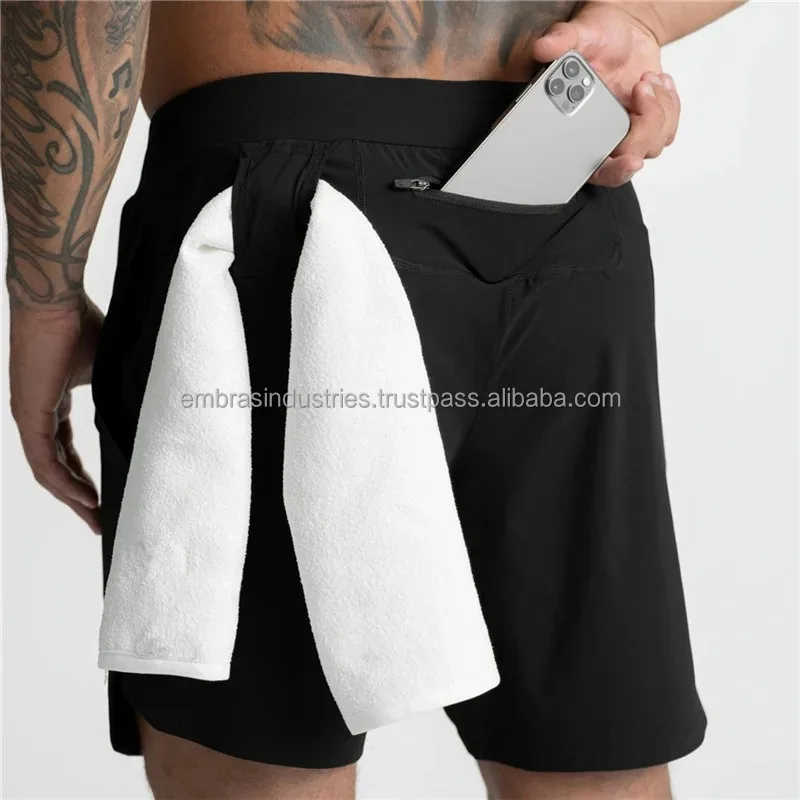 Men Short Shorts Training Designer Polyester Men Shorts Fitness Running ...