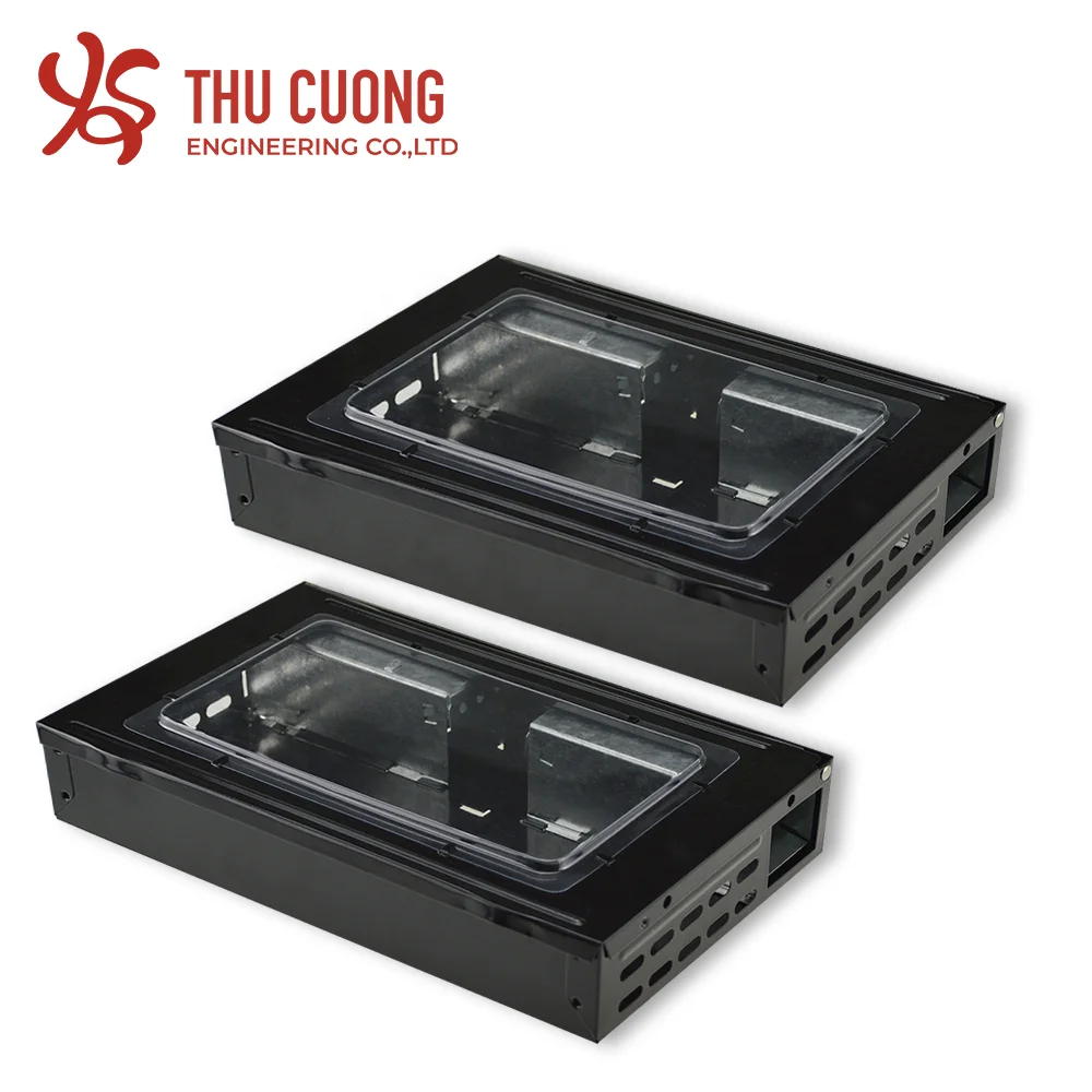 Best Sale Black Solid Galvanized Steel Powder Coated Mouse Trap Bait ...