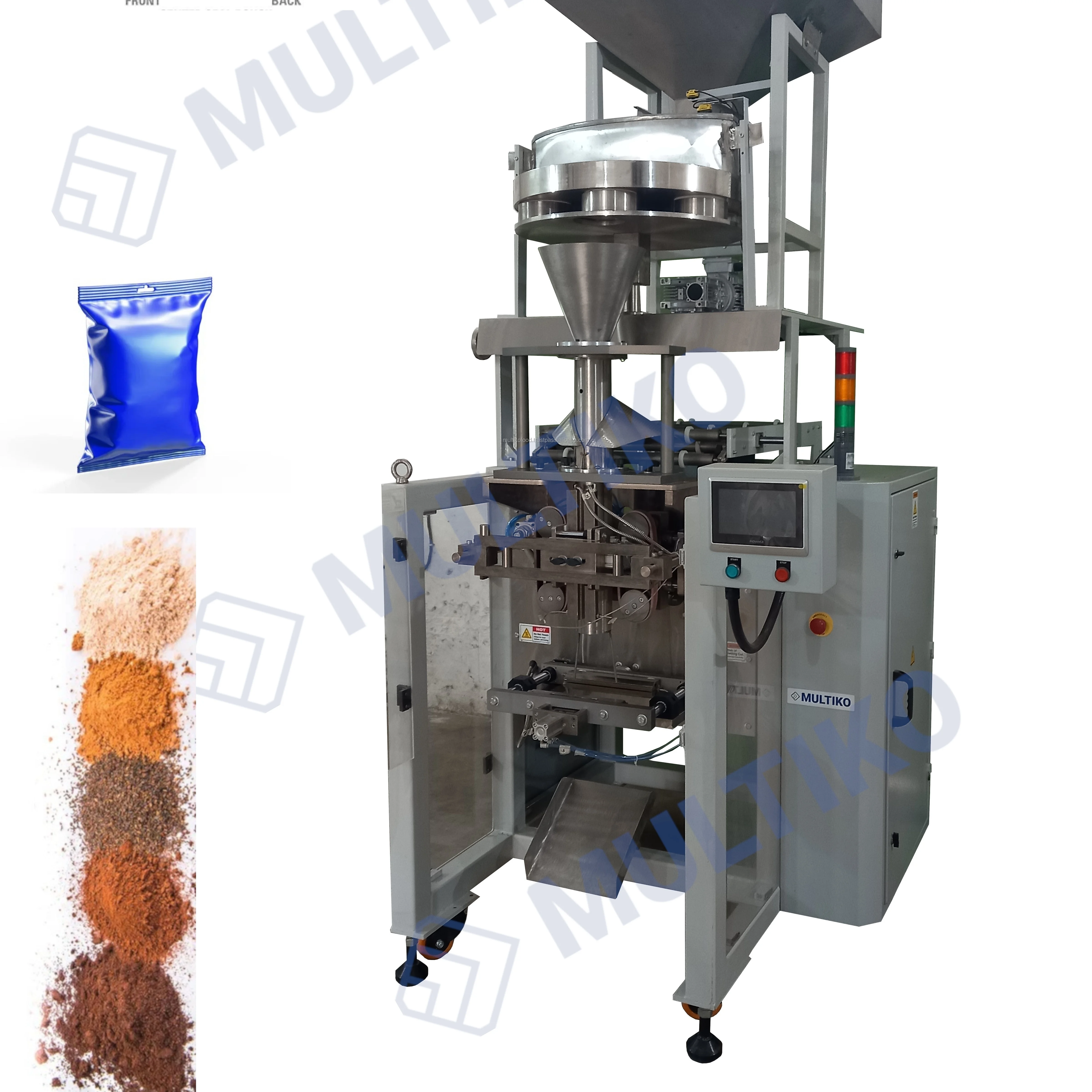 500g 1kg Automatic Rotary Premade Bag Stand Up Zipper Bag Solid Granule ...