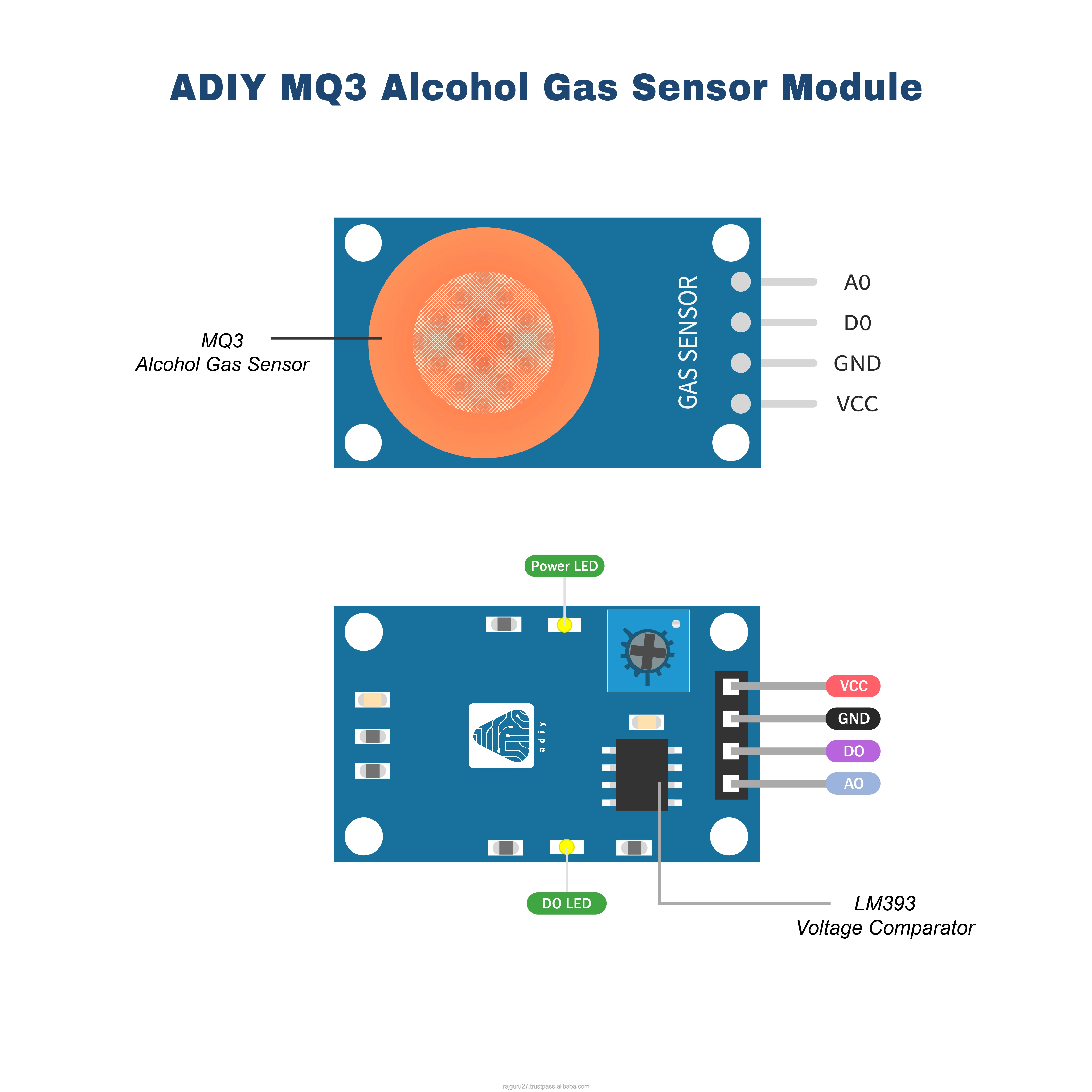 Adiy Mq3 Alcohol Sensor Module Made In India Buy Alcohol Gas Sensor