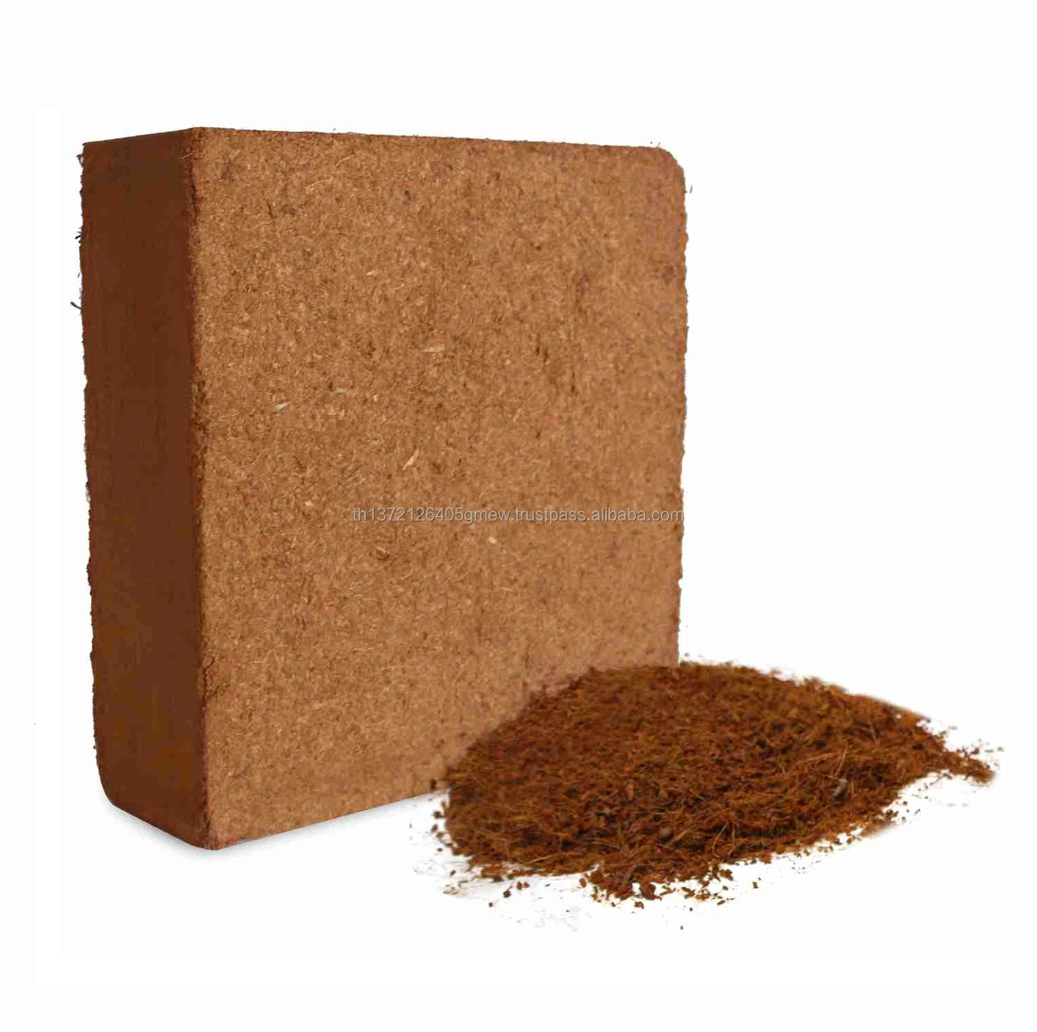 Compressed Raw 5kg Slabs Coconut Coco Peat Fiber Coir Pith - Buy Coir ...