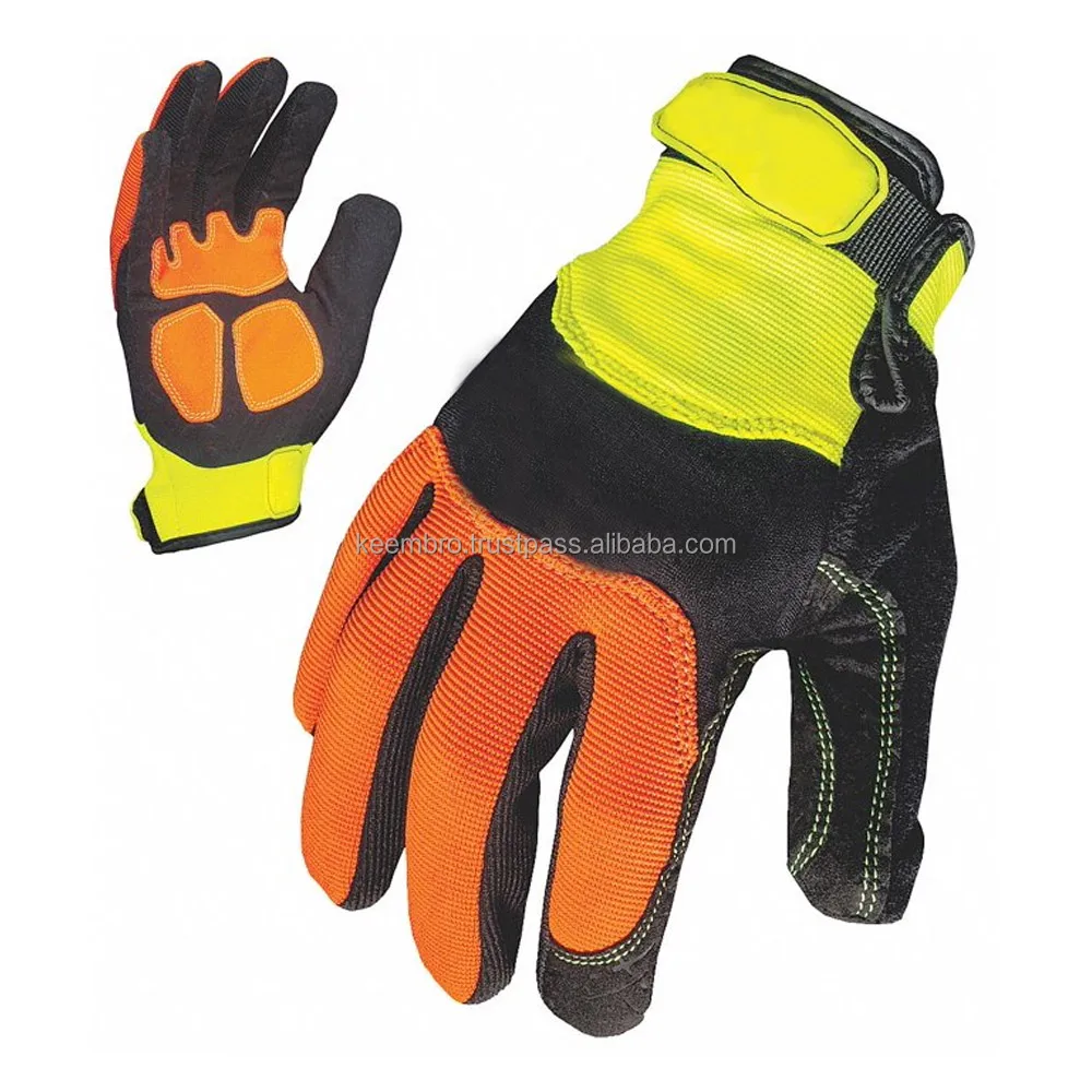 Mechanic Working Hand Gloves Outdoor Safety Work Mechanic Gloves for ...
