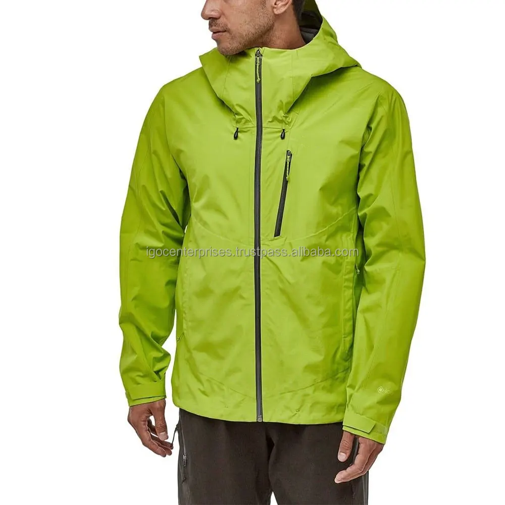 New Polyester/pvc Raincoat For Men Reflective Waterproof Hooded Rain ...