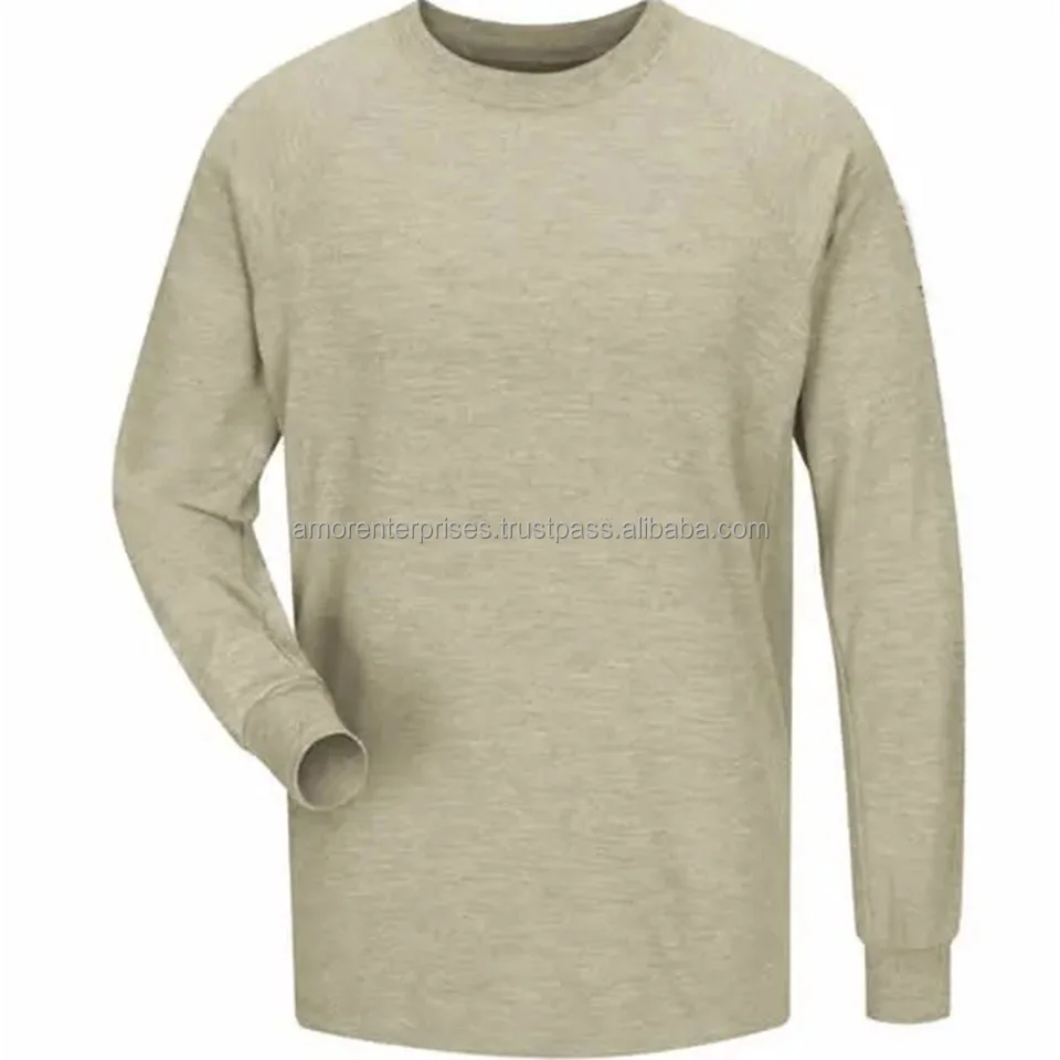 High Quality 2023 Hot Selling Custom Fr Cotton Knit Long-sleeve T-shirt ...