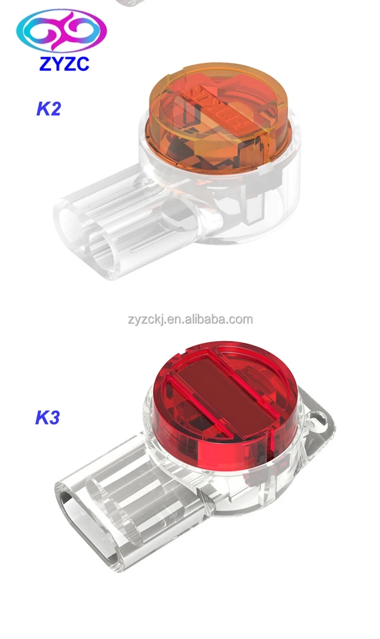 K2 Connector Terminals 26-19g 2 Wire Butt 3m K2 Wire Connector - Buy K2 ...