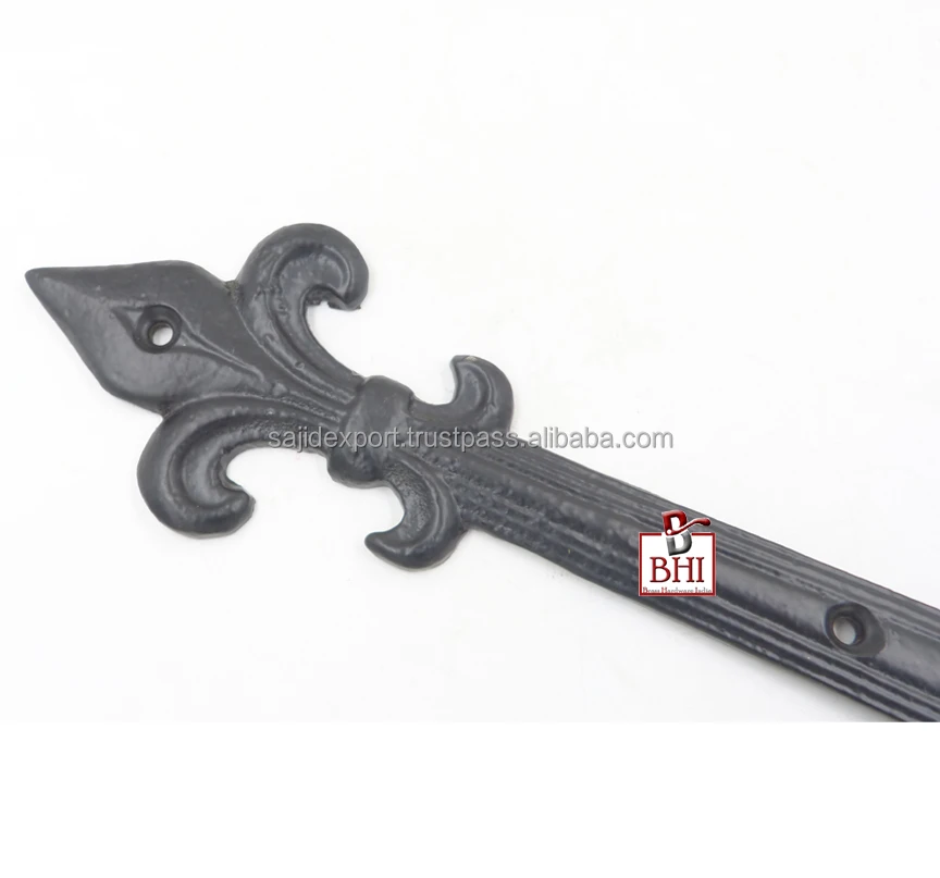 Cast Iron Front Door Strap Hinge Ornate Design (425x62mm) - Buy Front ...