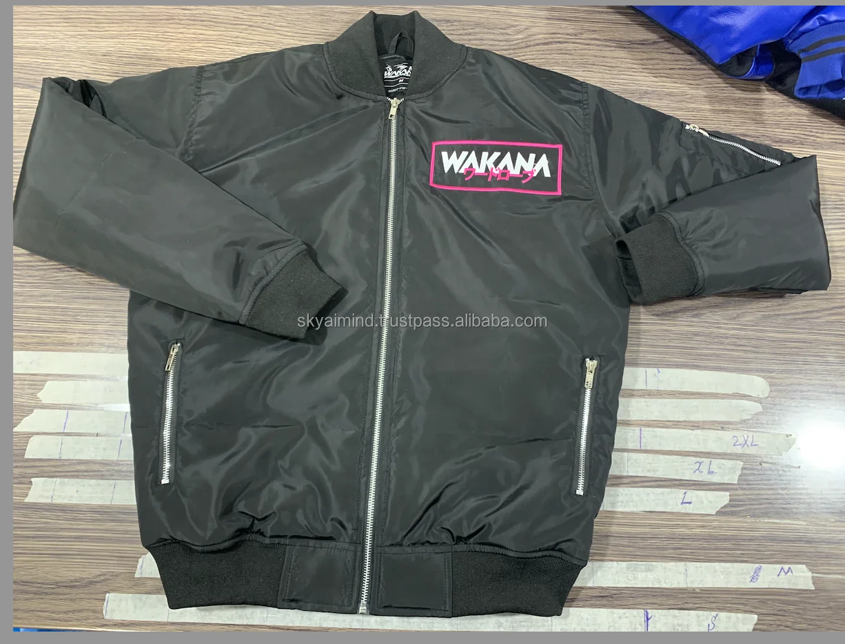 Half Sublimation Satin Varsity Jackets,Custom Made Satin Embroidery ...