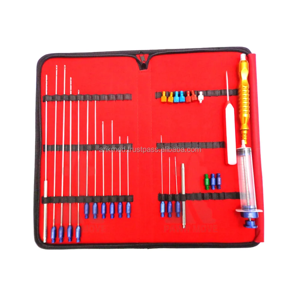 Stainless Steel Liposuction Cannulas Fat Grafting Transplantation Set ...