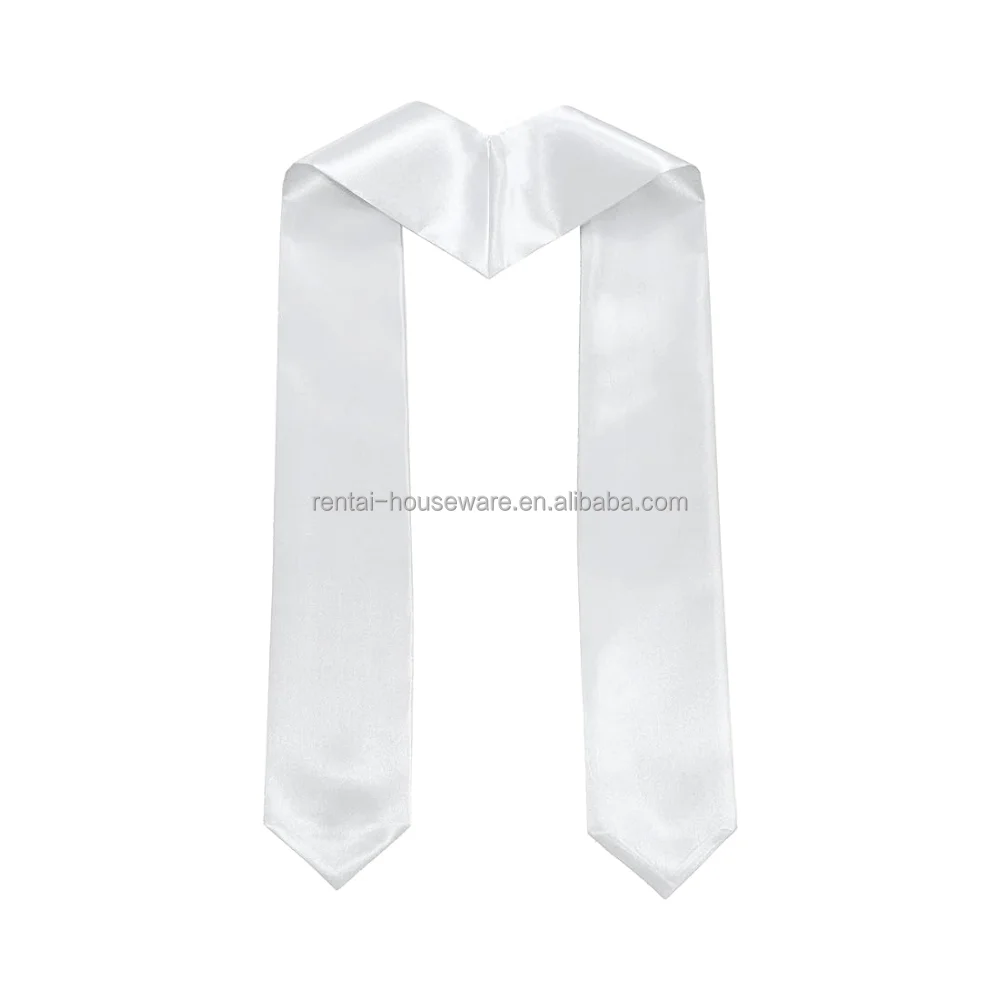 Graduate Plain Graduation Stole For Unigendar Adults Sash 60"/72" Long ...