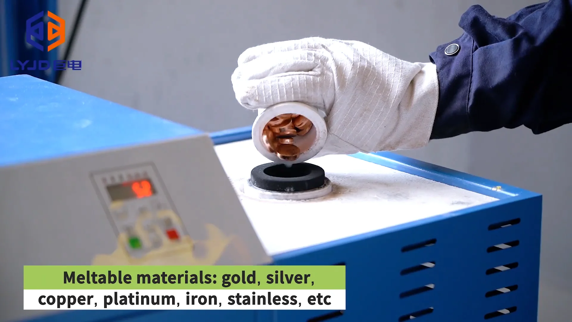 Small Mini Crucible Smelter Smelting Machine Melting Equipment Silver ...