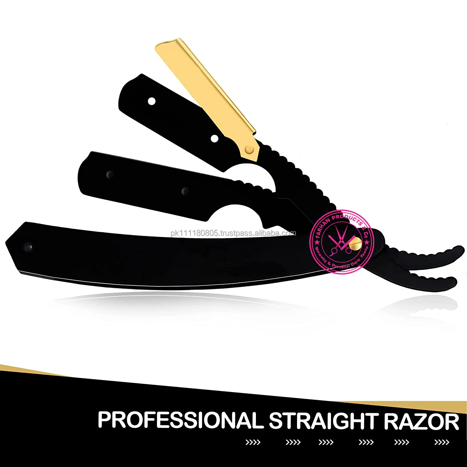 Barber Feather Razor Professional Men's Stainless Steel Folding Beard ...