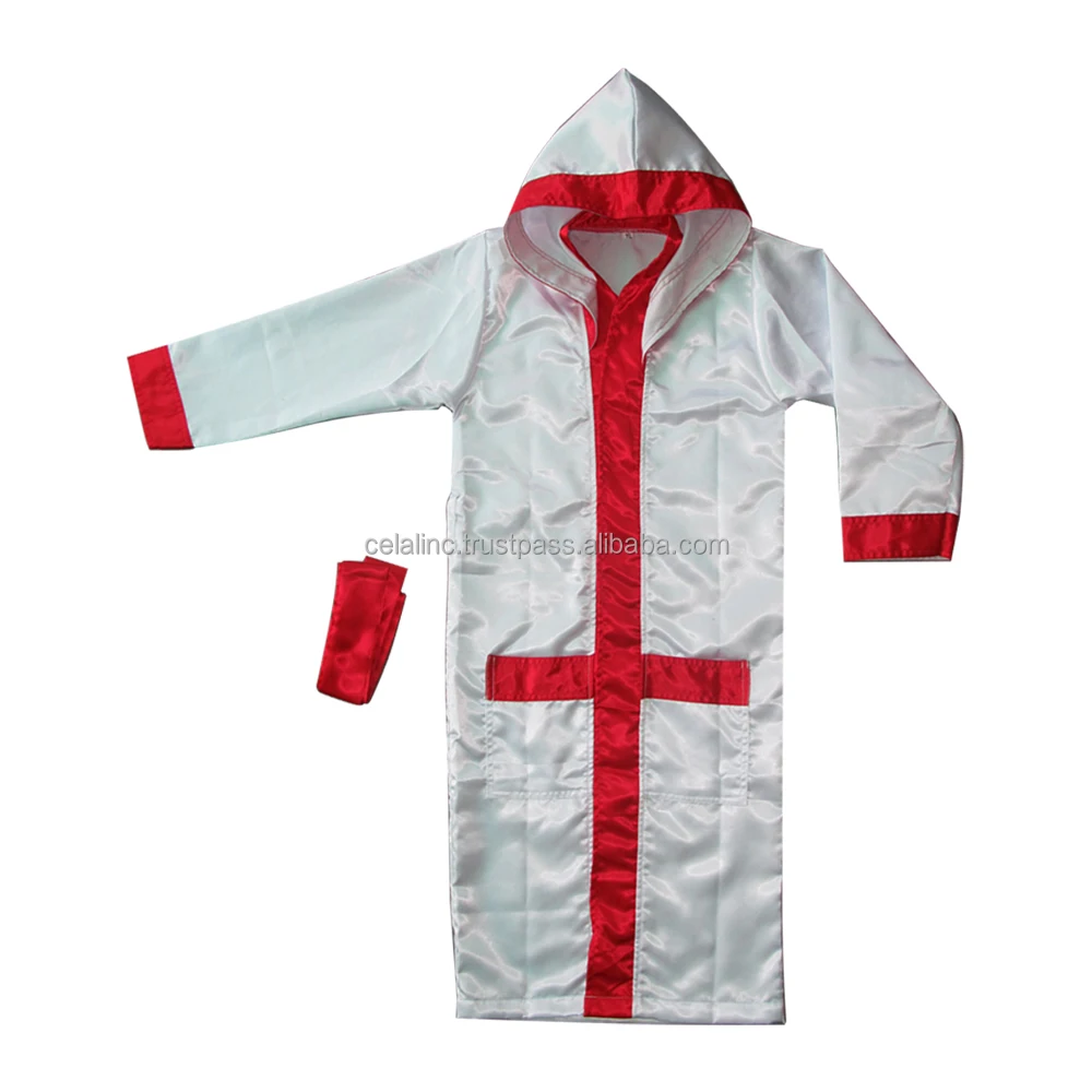 Custom Made Satin Boxing Robe - Personalised & Professional