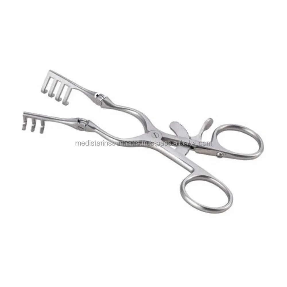 Adson Self-retaining Cerebellar Retractor Reusable Straight And Curved Angled Surgical ...