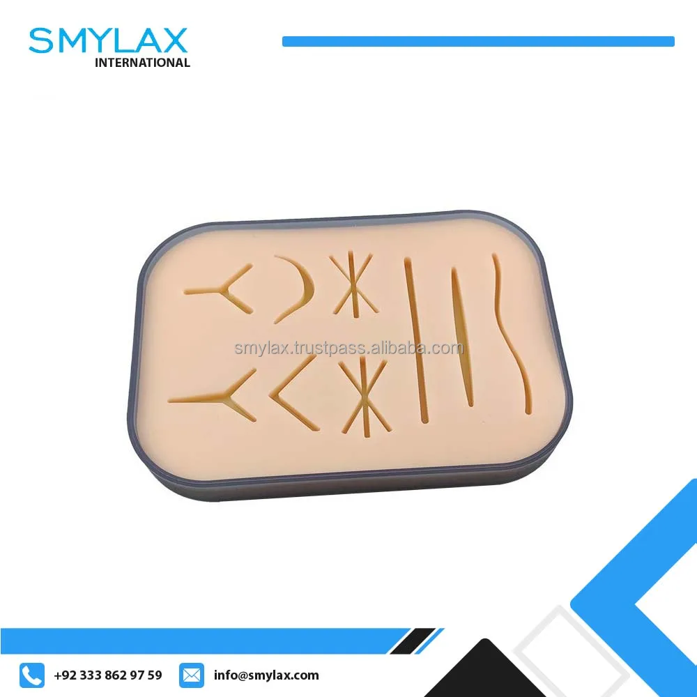 Y Traumatic Skin Suture Model With Wound Silicone Suture Practice Pad ...