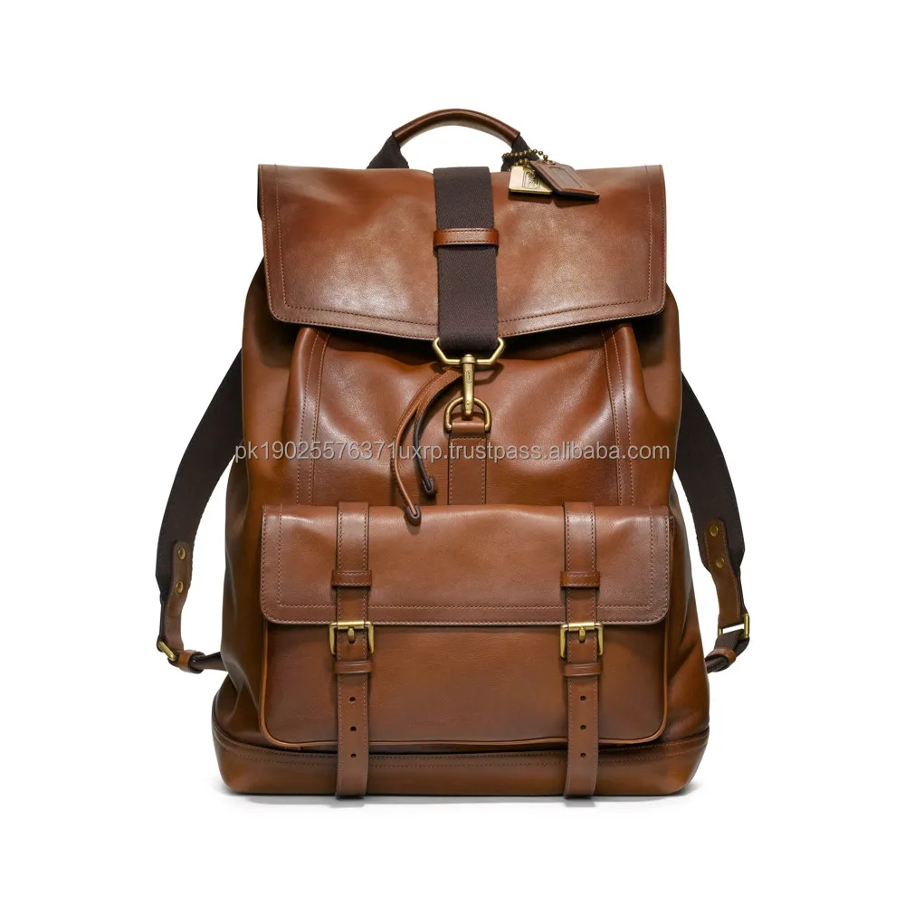 Trendy Custom Men Leather Backpack Bags Fashion Luxury Waterproof ...