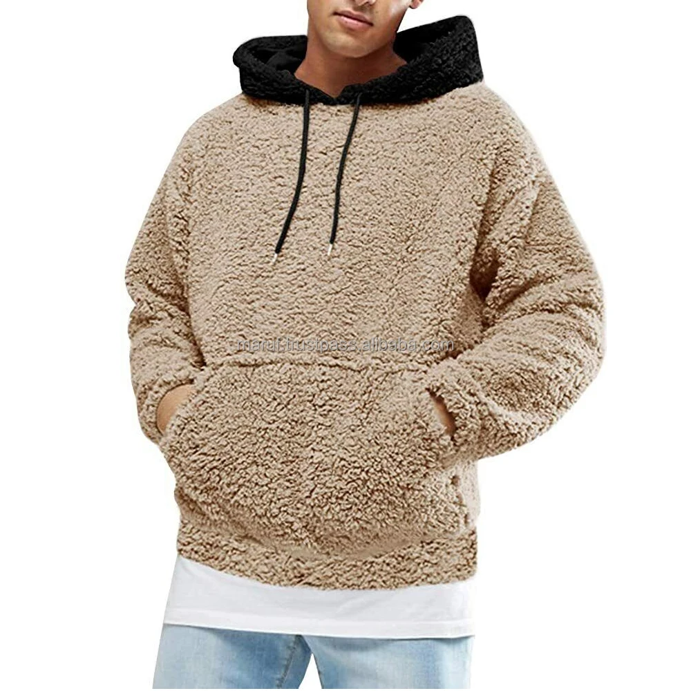 Shop Men's Sherpa Fleece Hoodies - Winter Fashion Essentials