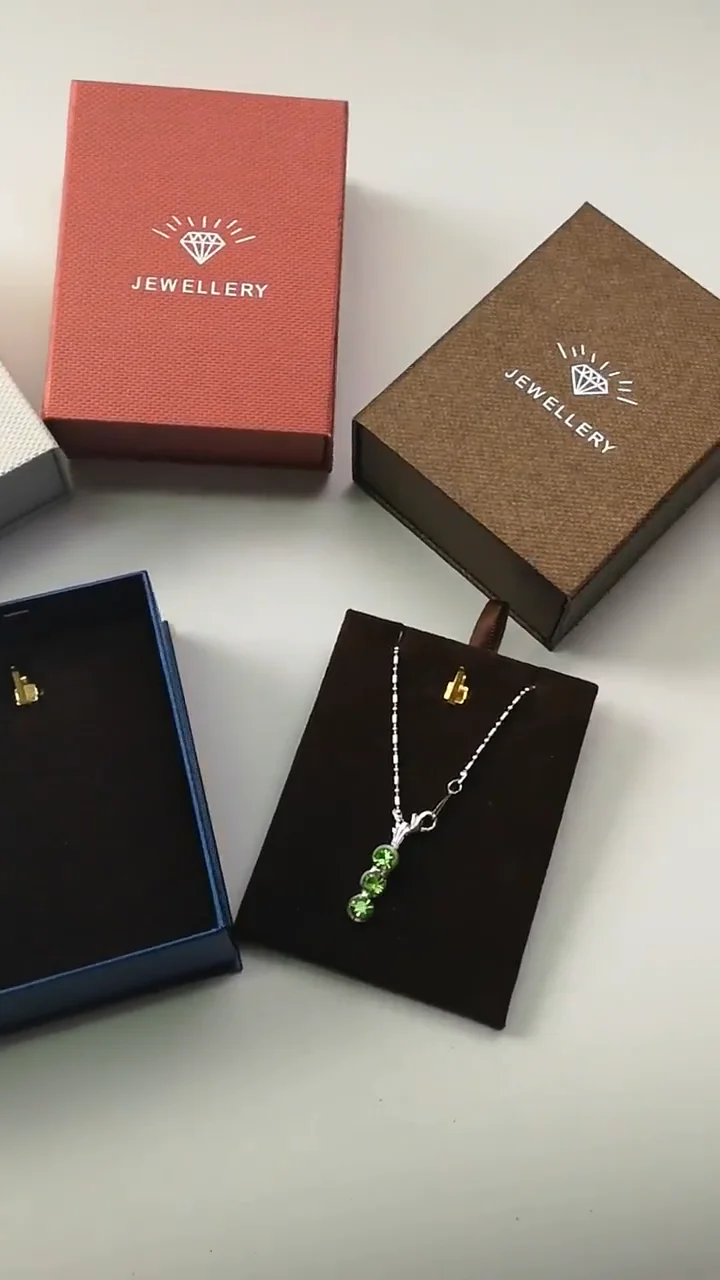 Magnetic Paper Boxes Jewelry Packaging Earring Necklace Bracelet Luxury ...