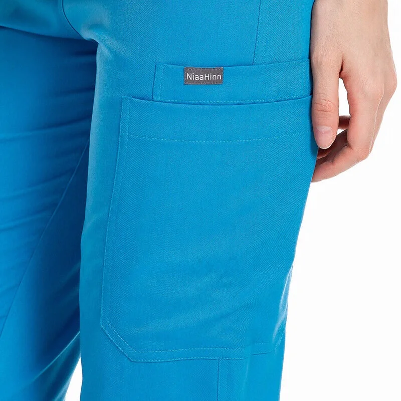 Uniforms For Hospital Nurse Scrubs Sets Short Sleeve Tops And Trouser ...