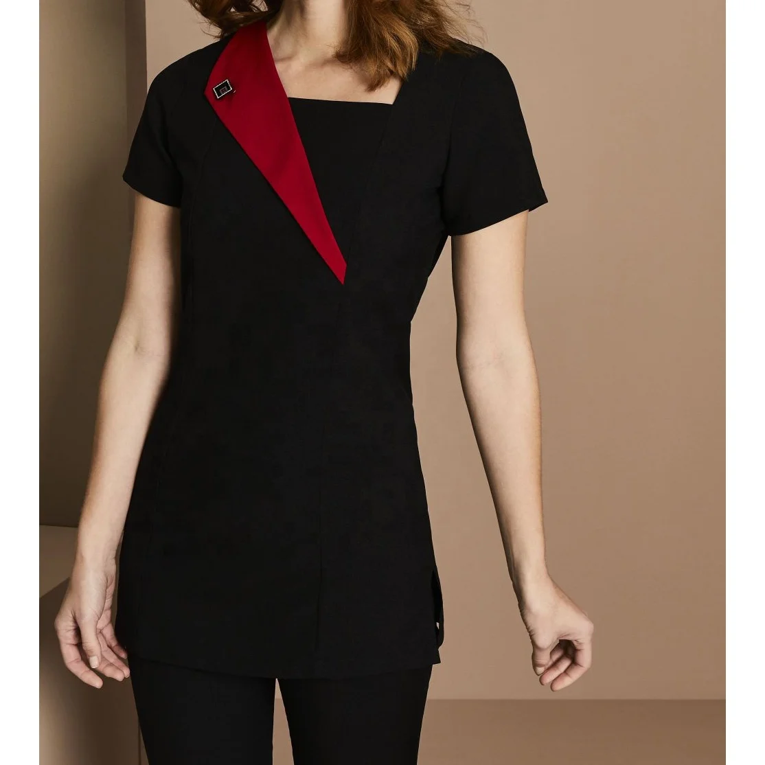 Fashionable Beauty Woman Salon Uniforms Long Tunics Sets Durable Women Spa Uniforms Tunics Spa ...