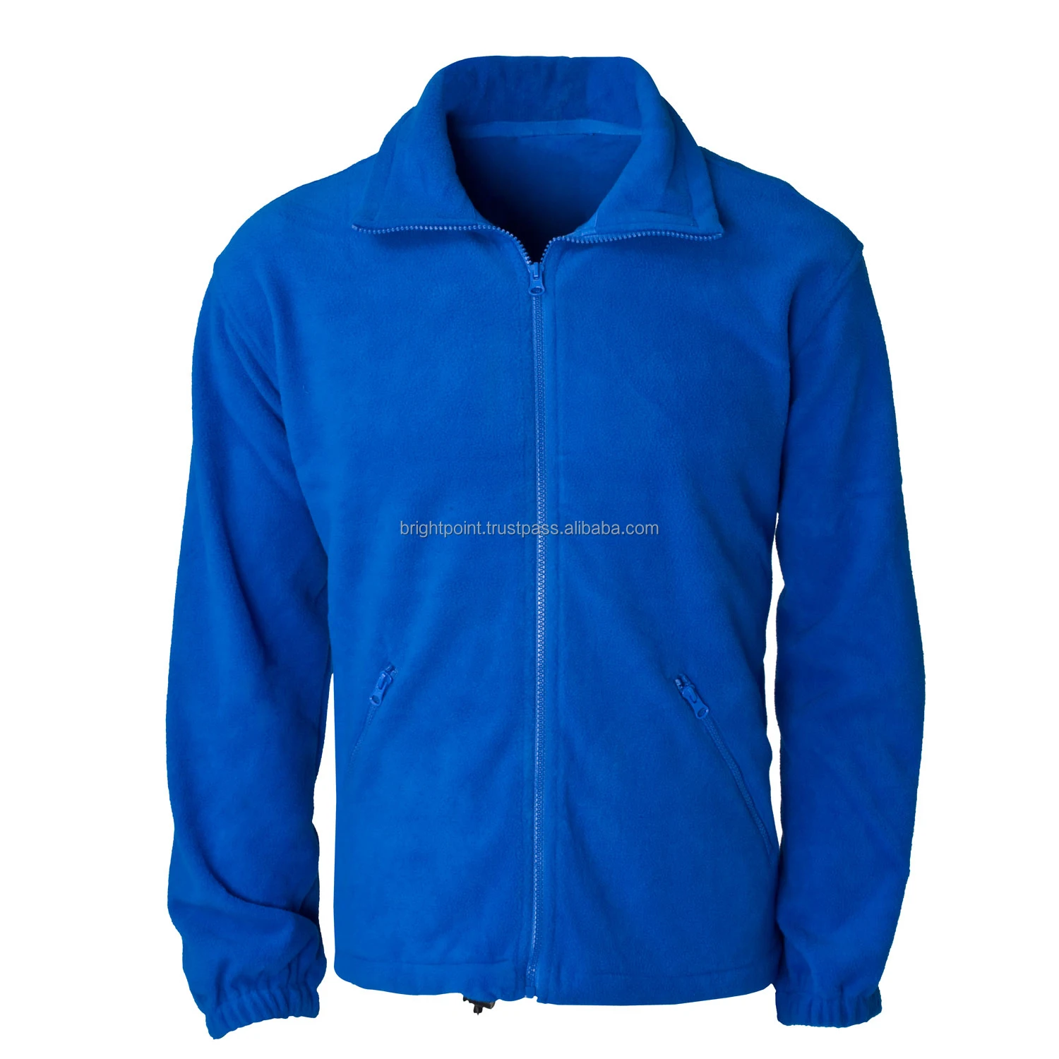Zipper Polar Fleece Jumpers for Men Custom Made Workwear Uniform Work ...